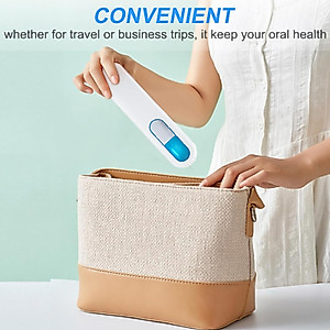 TAISHAN UV Toothbrush Case Sanitizer，Portable Rechargeable Travel Toothbrush Holder,Fits All Toothbrushes for Electric and Manual Toothbrushes,Safety Feature for Home and Travel