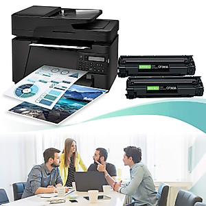 GREENBOX Compatible Toner Cartridge CF283A Replacement for HP 83A CF283A 83X CF283X for Pro M201dw M201n M201 M125 M125nw M127fn M127fw M225dn M225dw Printer (2 Black, High-Yield)