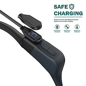 TUSITA [2-Pack Magnetic Charger Compatible with AfterShokz Aeropex, SHOKZ OPENCOMM, OPENRUN PRO, OPENRUN, OPENRUN Mini - USB Charging Cable 3.3ft