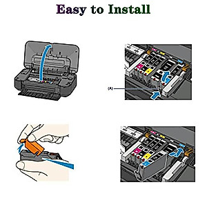 OGLU PGI-580 CLI-581 XL Compatible Ink Cartridges for Canon PIXMA TS705 TR7550 TR8550 TS6150 TS6151 TS6250 TS6251 TS8150 TS8151 TS8152 TS8250 TS8251 Printer 1set 5pcs