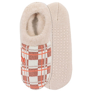 Merrell Adult's Cozy Gripper Low Cut Slipper Socks-Unisex Soft Brushed Inner Layer and Full Cushion, Petal Pink, S/M (Men's 5-8.5 / Women's 5-9.5)