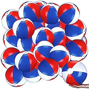50 Pcs 8 Inch Inflatable Beach Balls Bulk Summer Pool Beach Balls for Party Favors Water Games Hawaiian Luau Tropical Party Supplies Toys (Vivid Color)