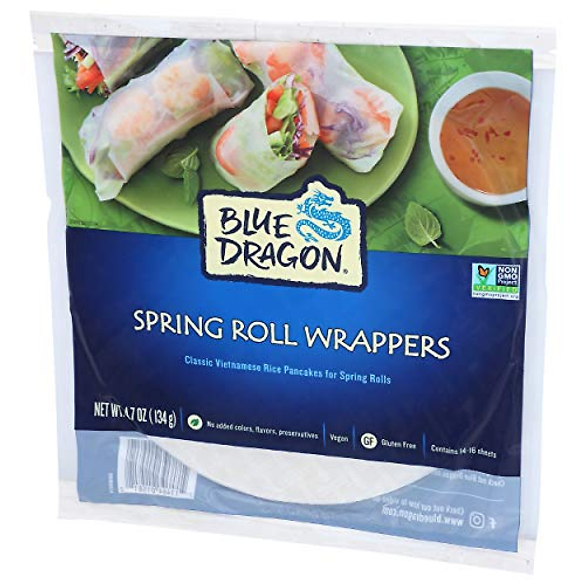 Blue Dragon Spring Roll Wrapper oz, 4.7 Ounce