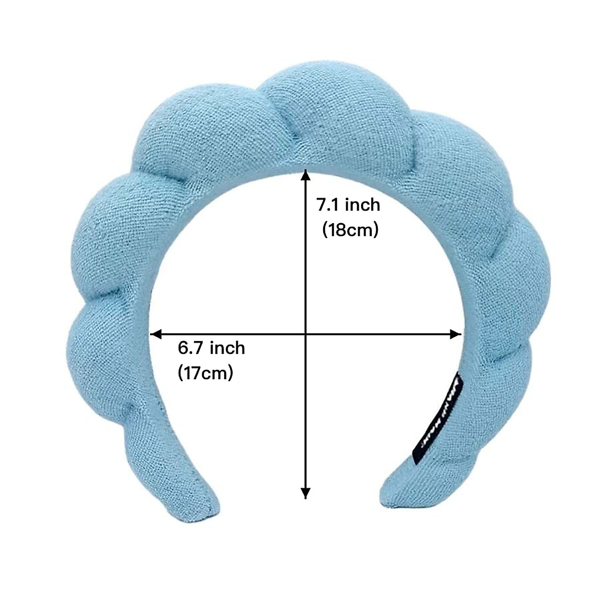 CHERSE Spa Headband for Women Sponge Terry Towel Cloth Fabric Head Band for Skincare Face Washing Makeup Removal Shower Hair Accessories (Pink 1pc)