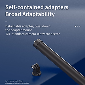 REYGEAK Ultra Long Selfie Stick Pole 3M/118 Inch Carbon Fiber Lightweight Waterproof Extendable Handheld Monopod for GoPro Max Hero 12 11 10 9 8 7 Insta360 X3 GO3 DJI Action 4 3 Camera