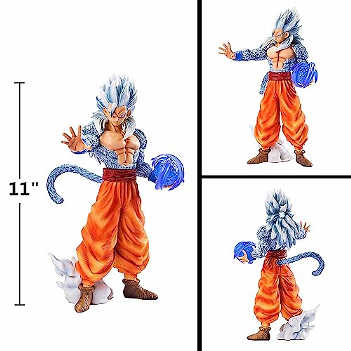 MANGYI GK Gohan Figure，Super Saiyan 5 Gohan Figure Statues Figurine DBZ ssj5 Collection Birthday Gifts PVC 11 Inch