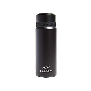 LADDER Sport Insulated Shaker Bottle, 21 oz Stainless Steel Metal Protein Shaker Bottle, Dishwasher Safe