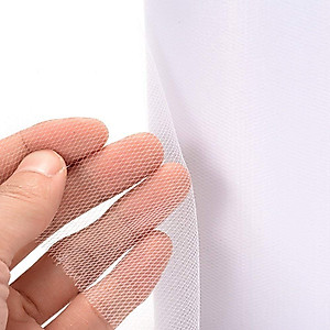 White Tulle Spool 6 Inch x 100 Yards for Tulle Decoration