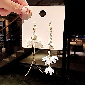 TERRYYO Women's Dangle Earrings - 3 Pairs, Hypoallergenic, Stainless Steel, 14K Gold Plated, Lightweight, Easy to Wear, Ideal for Any Occasion