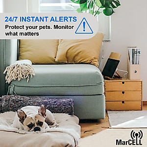 MarCELL Cellular Temperature, Humidity & Power Monitor (Verizon) - Made in The USA - RVs, Pet Safety Monitoring, Second Home Monitoring, Greenhouse Monitoring,- 24/7 Monitoring & Instant Alerts