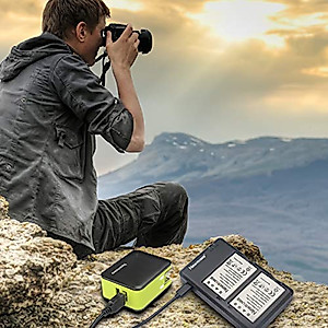 Newmowa EN-EL5 Replacment Battery (2-Pack) and Dual USB Charger Kit for Nikon Coolpix 3700, 4200, 5200, 5900, 7900, P3, P4, P80, P90, P100, P500, P510, P520, P530, P5000, P5100, P6000, S10 Cameras