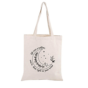 TOBGB Willow lyrics Gift Music Lover Tote Bag Song Lyrics Gift Singer's Merchandise (Willow tote)