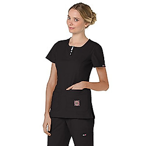 KOI Lite KOI317 Women's Scrub Top Black L