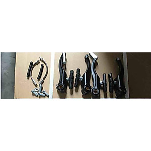 Tongli Mountain Road Bikes Brake Kit V-Brake Bikes Brake Set Cables Caliper Kit (Black)