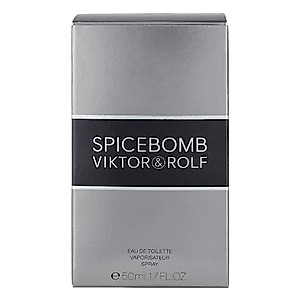 Viktor and Rolf Spicebomb Eau de Toilette Spray for Men, 1.7 Ounce