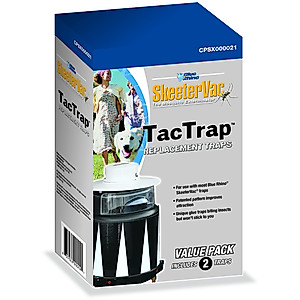 SkeeterVac TacTrap Replacements, Sticky Trap for Mosquitoes for Use with SkeeterVac Mosquito Killer - 2 Pack CPSX000021