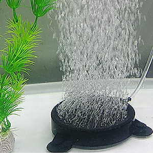 kathson 4.2-Inch Air Stone Disc Bubble Diffuser 8 PCS with Suction Cups Fish Tank Air Pump Round Dissolved Oxygen Airstone Decoration for Hydroponics Pond Aquarium Aquaponics
