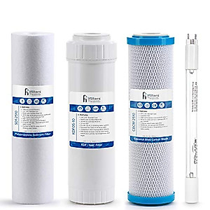 Drinking Water Replacement Filter Set for 4 Stage UV Filtration Systems