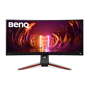 BenQ MOBIUZ EX3415R 34'' HDRi Curved SimRacing Monitor, 144Hz 1ms FreeSync Premium (Renewed)
