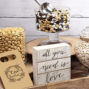 FRIDAY NIGHT Brown Craft Paper Bag with handled Craft Treat Bags 8.5 * 5.5 * 2.5 Inch for Wedding Party Business (50pcs