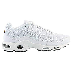 Nike Men's Air Max Plus Triple White, White/White/Black/Cool Grey, 11