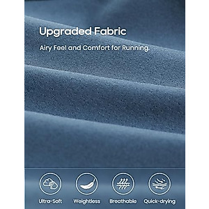 CRZ YOGA Womens High Waisted Running Shorts Mesh Liner 3'' Dolphin Quick Dry for Athletic Gym Track Workout with Zip Pocket Stelindigo Small