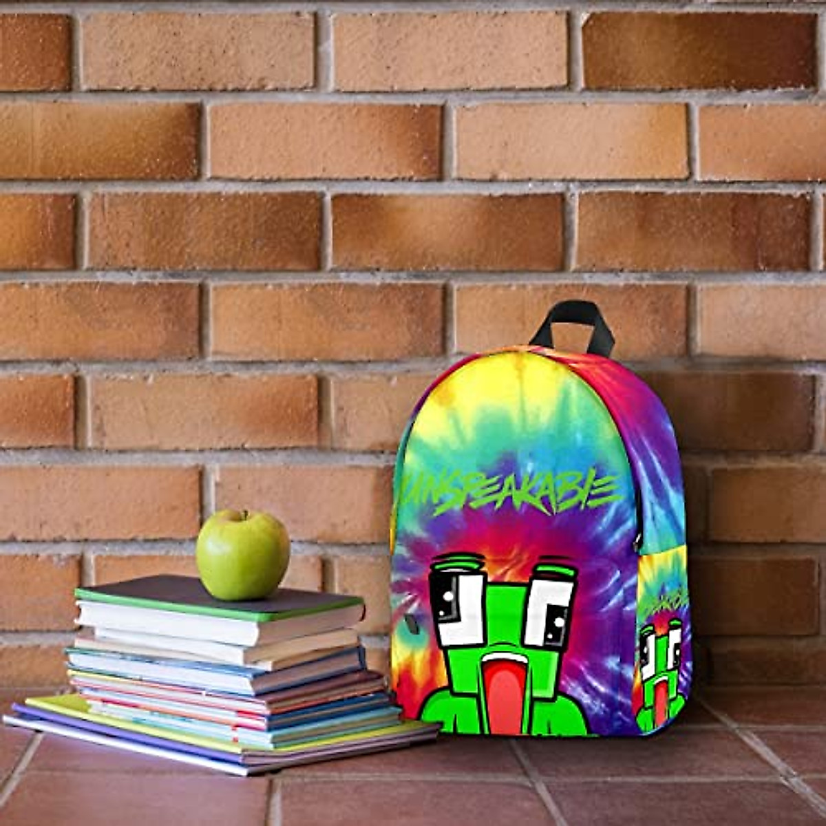 Kids School Bag Girls Boys Backpack Cute Cartoon Frog Lightweight Shoulder Book Bag Durable Middle Elementary Daypack Travel with Water Bottle Pocket