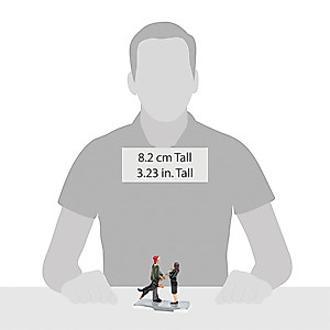 Department 56 Snow Village National Lampoon's Christmas Vacation Accessories Clark Margot and Snots Gone Figurine, 3.23 Inch, Multicolor