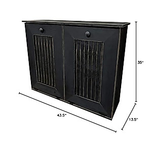 Sawdust City Wood Trash Recycle Combo (Old Black)