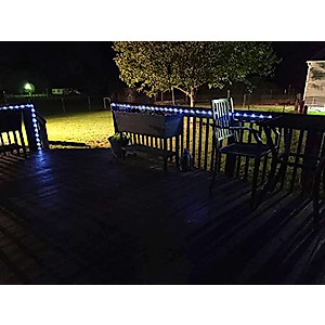 Solar Rope Light 33FT 100L IP65 Waterproof Outdoor LED Copper Fairy String Tube Lights for Party Garden Yard Home Wedding Christmas Halloween Holiday Decoration Lighting(Cool White)
