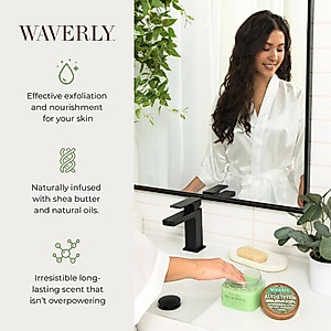 Waverly Eucalyptus- Shea Butter Body Scrub - Gentle Sugar Exfoliant Deeply Nourishes and Softens Skin with Natural Oils