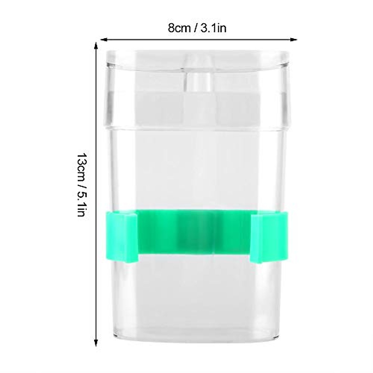 Sheens Automatic Bird Water Feeder Drinker Parrot Water Container Food Dispenser Birdcage Supplies for Budgie Cockatiel Conure Lovebirds Finch