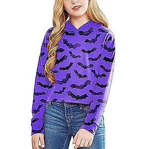 Infant Toddler Baby Girl Long Sleeve Shirts Pullover Children Crewneck Pullover Fleece Lined Tops 6M-7Y Matching Outfits Purple