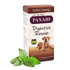Amber NaturalZ - Paxaid Digestive Rescue - Appetite, Gut, Digestive Health, and Vitality Support for Puppies and Dogs. Helps Support Digestive enzymes and Occasional gastric upsets - 1 Oz Bottle