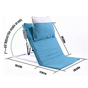 ANYURAN Healthcare Medical Pillow Lifter, Adjustable Comfort Lifting Seats with Electric Pump System and Mattress Pad Cover Fits Standard Hospital Bed