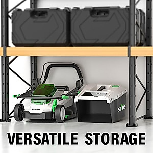 SOYUS Lawn Mower, 13-Inch 20V Electric Lawn Mowers Cordless with Brushless Motor, 5-Position Height Adjustment, Includes 30L Collection Bag, 4.0Ah Battery and Charger