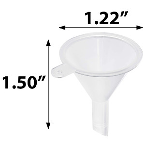 JUVITUS 1 oz Cobalt Blue Glass Boston Round Bottle with Black Treatment Pump (12 pack) + Funnel