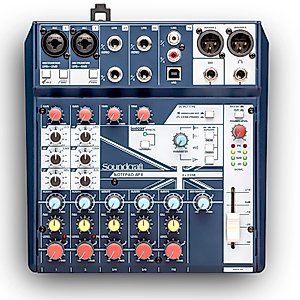 HARMAN PRO Soundcraft Soundcraft Notepad-8FX Small-Format Analog Mixing Console with USB I/O and Lexicon Effects - 8 Chan