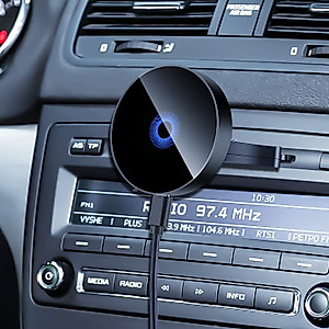 Piosoo 15W Magnetic Wireless Car Charger CD Slot Mount for iPhone 13/13 Pro/13 Pro Max/13 mini/12/12 Pro/12 Pro Max,Powerful Suction Auto-Alignment Mag-Safe Car Mount, Compatible with Mag-Safe Cases