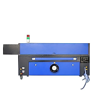 SDKEHUI 100W CO2 Laser Cutter Engraver + Rotary Axis, Laser Engraving Machine with Lightburn 28x20In 70x50cm Autolift Bed, Autofocus,Laser Cutting Machine for Wood Acrylic More