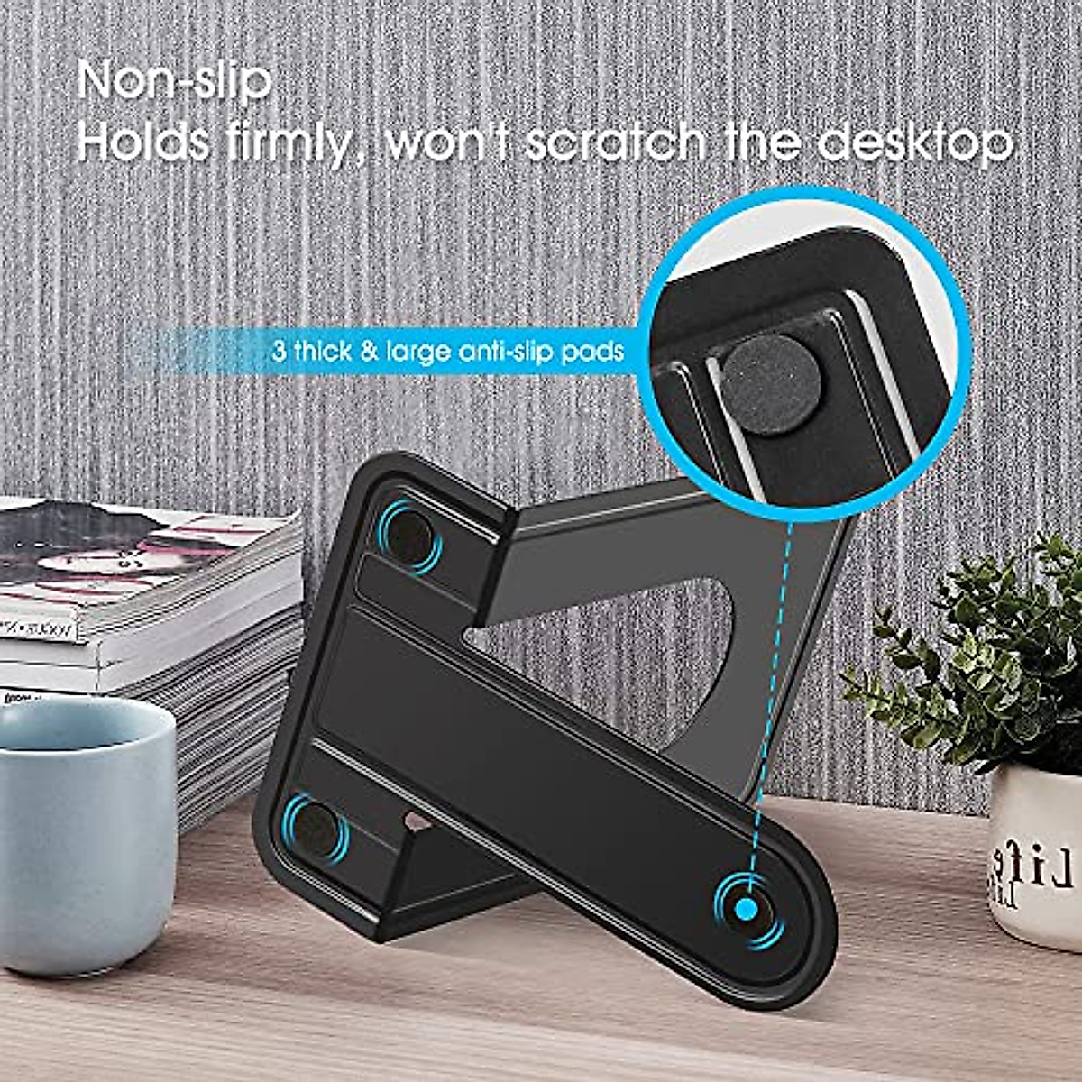 Bookends, Book Ends, Metal Bookends for Shelves, Tree Bookend Stopper for Heavy Books, Black Book Ends to Hold Books for Home Office