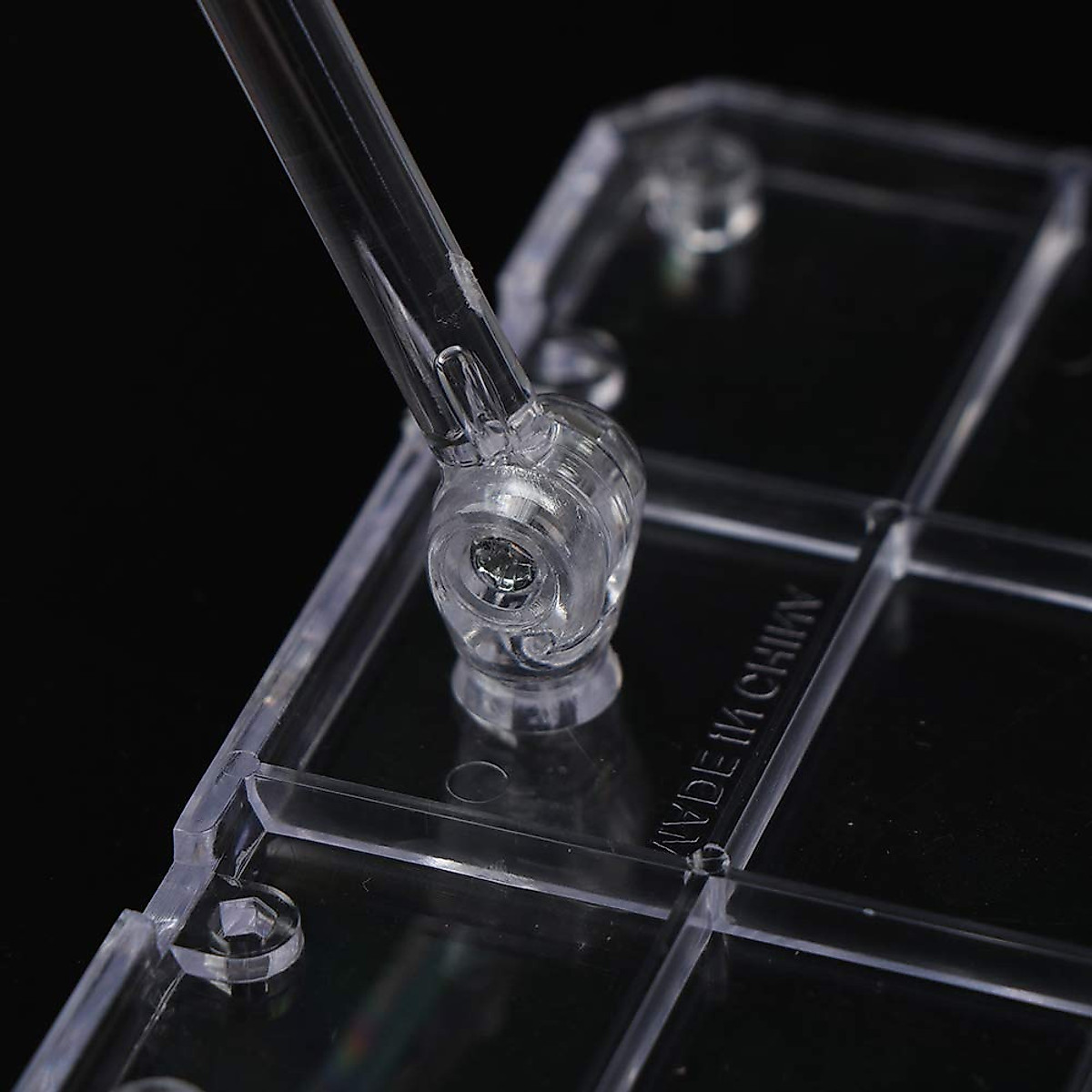 YUANYUAN 1 Pcs Assembly Action Figure and Doll Stand Action Figure Display Holder Base Doll Model Support Stand Compatible with HG RG SD SHF Gundam 1/144 Toy