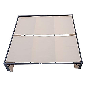 Christopher Knight Home Wendy Outdoor Steel Framed 10' Gazebo, Beige/Black