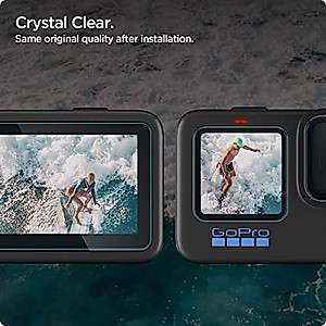 Spigen Tempered Glass Screen Protector designed for GoPro Hero 11 / GoPro Hero 10 / GoPro Hero 9 - Multi Pack