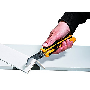 Snap-Off Knife, 7 1/2 In, Yellow/Black