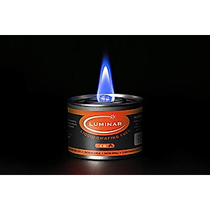 24 pc 4 Hour Liquid Cooking Chafing Dish Fuel Cans, Food Warmer Heat for Buffet Burners, Parties, Weddings, Banquets, Catering Events, Bulk, Easy to Open, Resealable Covers