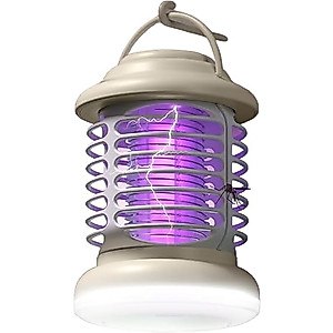 Rechargeable Bug Zapper Indoor & Outdoor Cordless | Electric Mosquito Zapper with 3 Mode | Portable Fly Zapper for Home Patio Camping Backyard Garden Trap