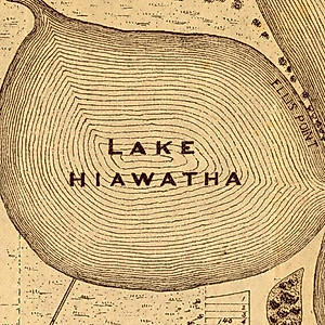 Antiguos Maps - City of Clermont, Florida map circa 1884 - measures 24 in x 30 in (610 mm x 762 mm)