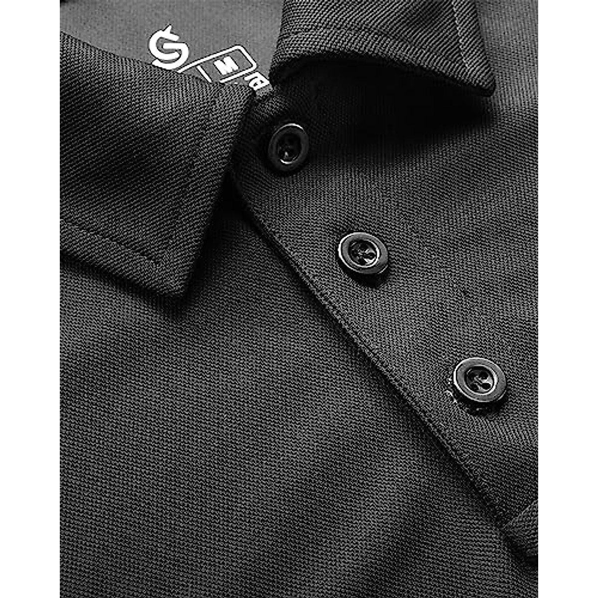 Hebepol Men's Polo Shirt, Short and Long Sleeve Tactical Shirts, Lightweight Work Golf Shirts, Outdoor UPF 50+ Pique Shirt