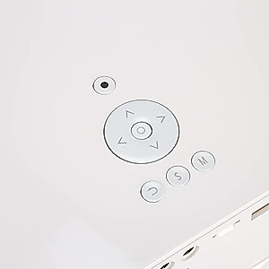 Movie Projector, Portable Video Projector 1080P, Home Movie Projector Compatible with TV BoxHDMIVGAUSBLaptopSmart Phone (US Plug)